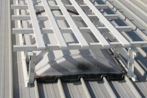 UPVC Roof Light Covers protection to workers on commercial buildings