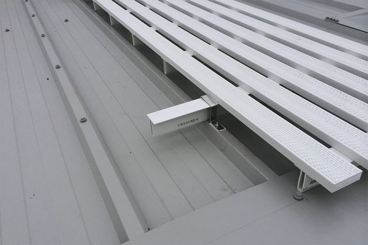 UPVC Roof Light Covers protection to workers on commercial buildings